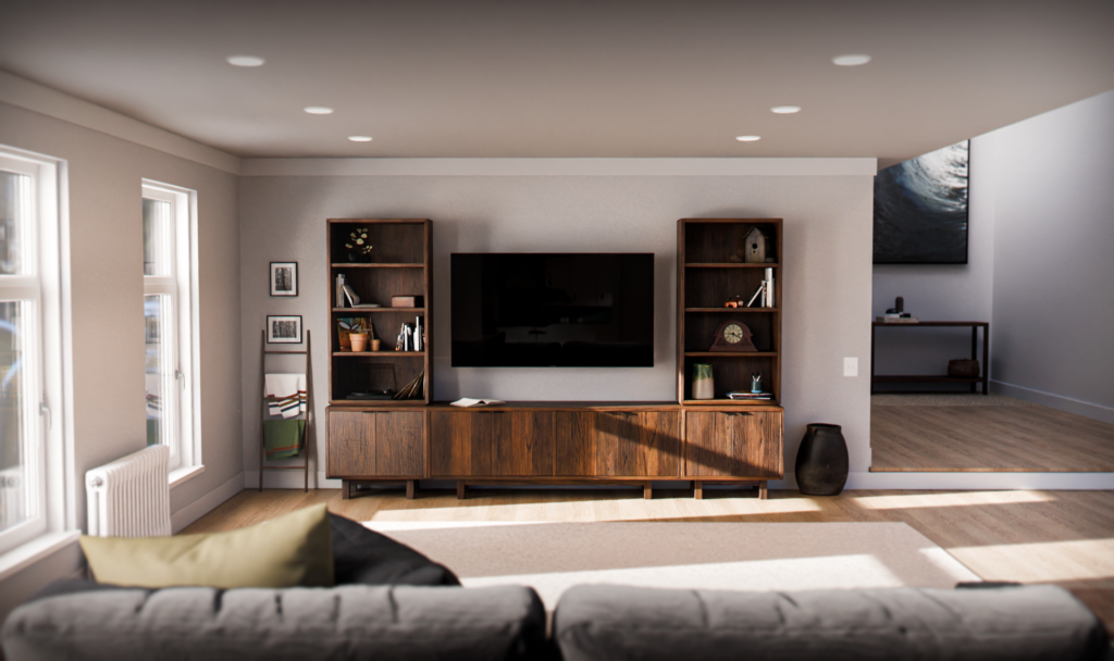 Modular Media & Office System - Custom Handcrafted Furniture