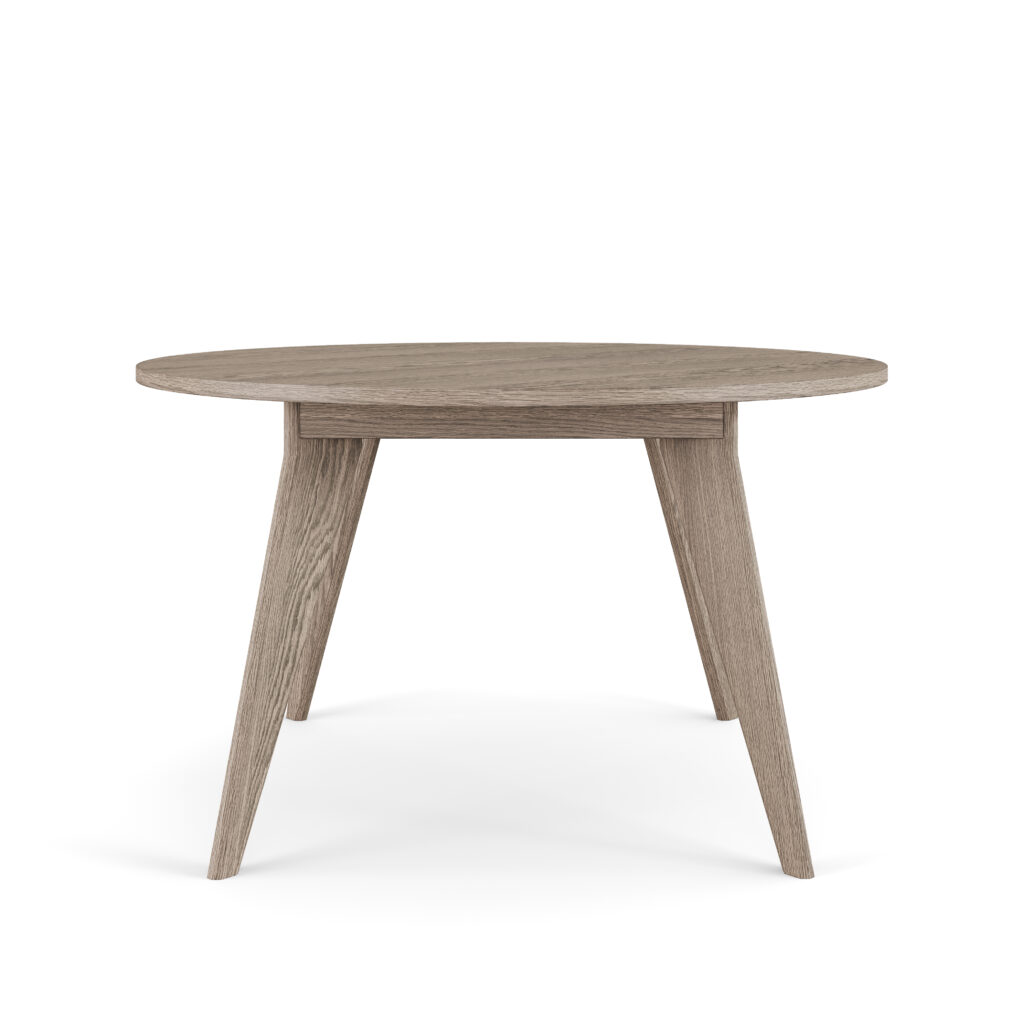 Spade Leg Round Table - A Stylish Addition to Dining Rooms