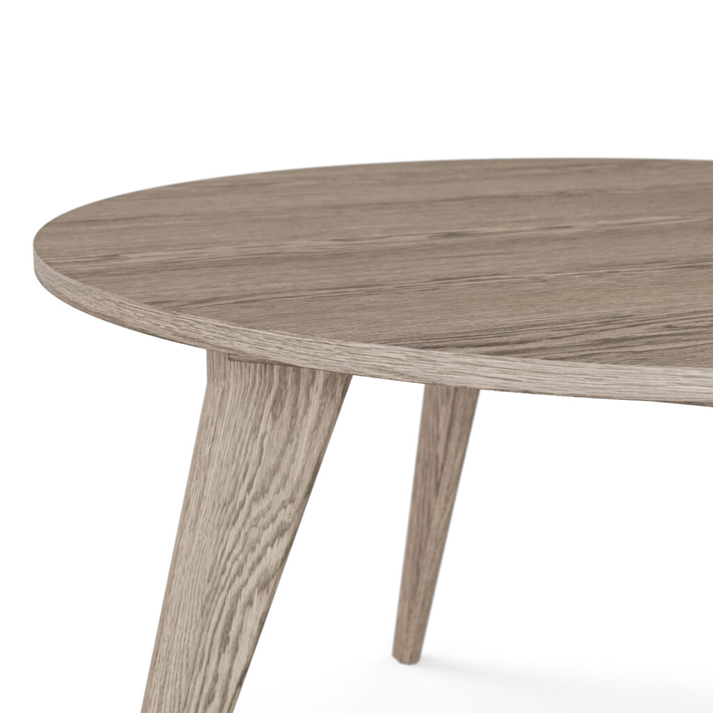 Spade Leg Round Table - A Stylish Addition to Dining Rooms